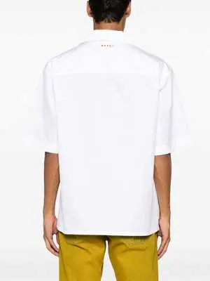 Marni Text-print Cotton Shirt