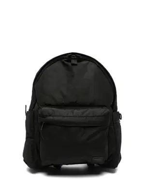PORTER-YOSHIDA & CO Logo-patch Padded Backpack - Black