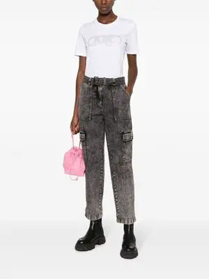 Michael Kors Belted Straight-leg Jeans