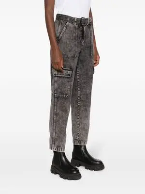 Michael Kors Belted Straight-leg Jeans