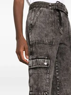 Michael Kors Belted Straight-leg Jeans