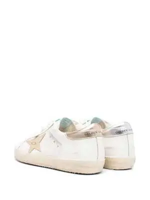 GOLDEN GOOSE Super-star Asymmetric Leather And Suede Trainers
