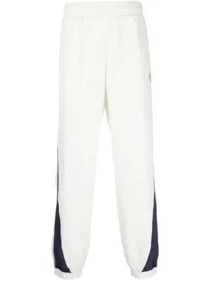 Casablanca Logo-patch Side-stripe Track Pants - White