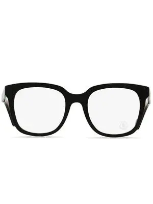 Moncler Square Frame Glasses - Black