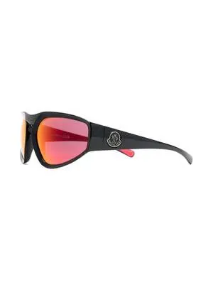 Moncler Pentragra Shield-frame Sunglasses