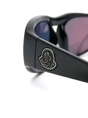 Moncler Pentragra Shield-frame Sunglasses