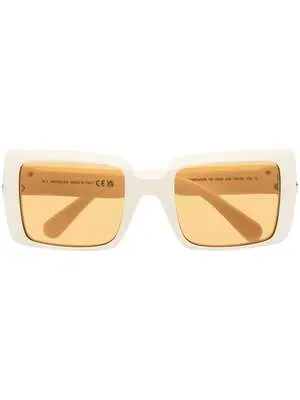 Moncler Oversized Square-frame Sunglasses - Neutrals