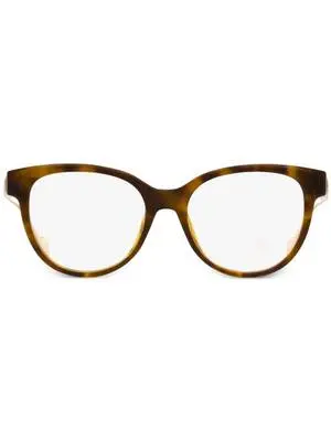Moncler Pantos Cat-eye Frame Glasses - Brown