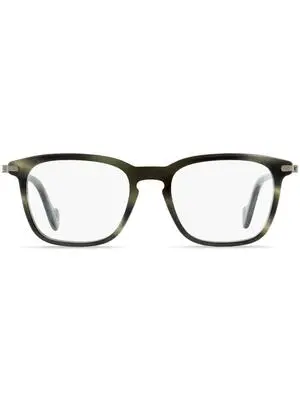 Moncler Marble-effect Rectangle-frame Glasses - Grey
