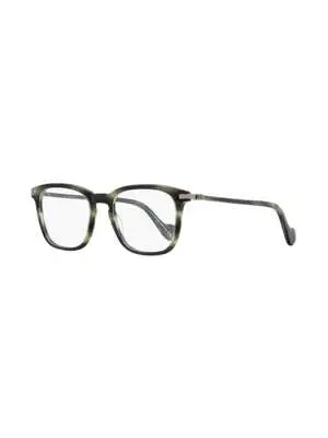 Moncler Marble-effect Rectangle-frame Glasses