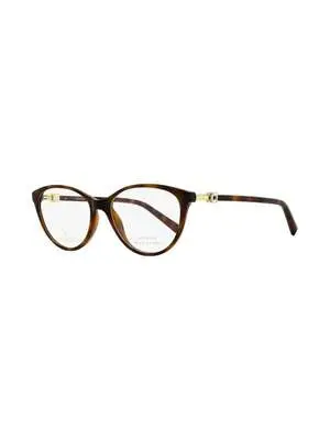 SWAROVSKI 5415 Tortoiseshell Oval-frame Glasses