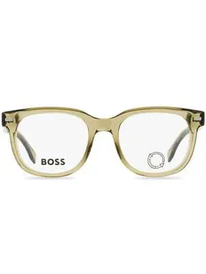 BOSS Square Frame Eyeglasses - Brown