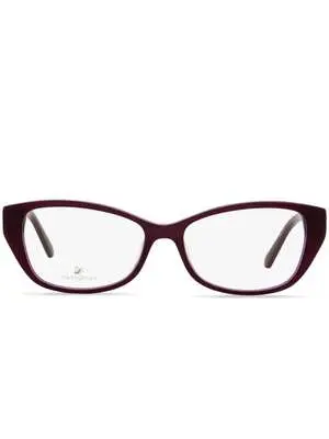 SWAROVSKI Rectangle-frame Crystal Glasses - Purple