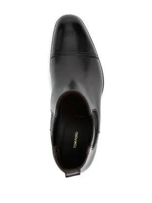 TOM FORD Edgar Leather Chelsea Boots