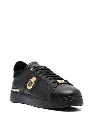 BILLIONAIRE Logo-plaque Leather Sneakers