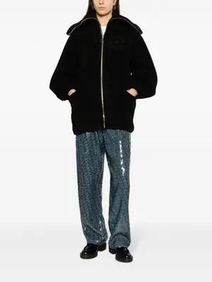 PATOU Logo-embroidered Fleece Jacket