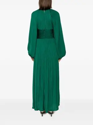 BARUNI Poet-sleeve Flared Maxi Dress