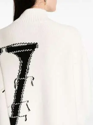 Off-White Maxi Logo Jumper - White
