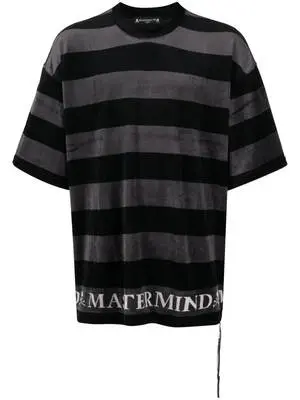MASTERMIND WORLD Logo-print Towelling-finish T-shirt