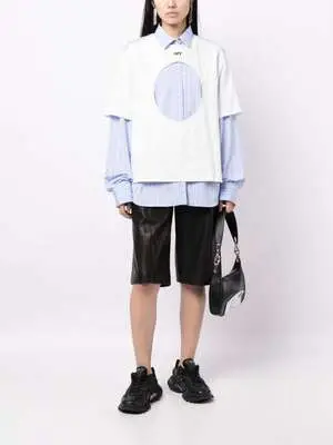 Off-White Meteor Layered Cotton Shirt