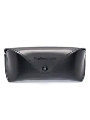 POLO RALPH LAUREN EYEWEAR Logo-engraved Round-frame Sunglasses