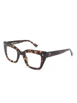 Dsquared2 Tortoiseshell Butterfly Glasses