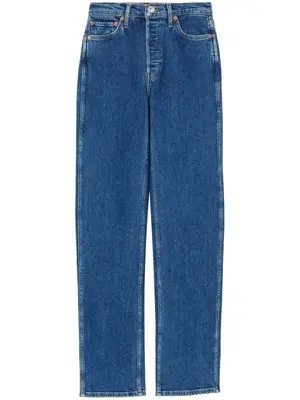 RE/DONE High-rise Loose-fit Jeans - Blue