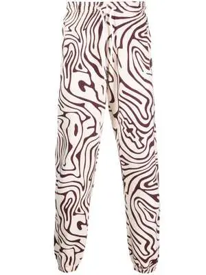 County Of Milan Printed Sport Bottoms For Men