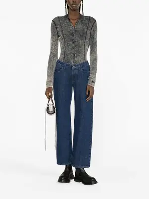 Off-White Low-rise Straight-leg Jeans