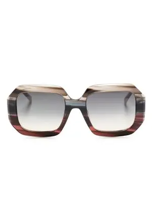 Missoni Square-frame Tortoiseshell-effect Sunglasses - Brown