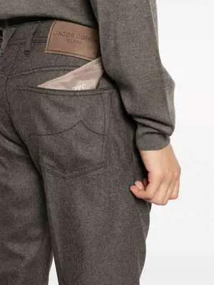 Jacob Cohen Bard Slim-cut Trousers - Brown