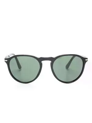 Persol Round Frame Sunglasses - Black