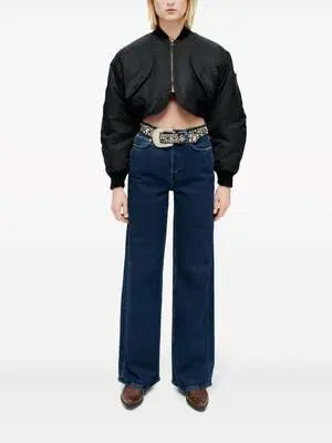 RE/DONE High-rise Wide-leg Jeans