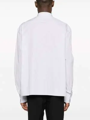 LANVIN Pinstripe-print Cotton Shirt