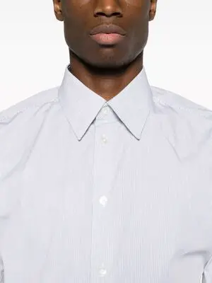 LANVIN Pinstripe-print Cotton Shirt