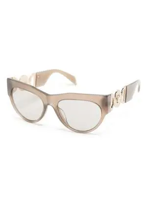 Versace Winged Medusa Cat-eye Sunglasses