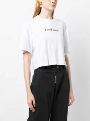 Off-White Slogan-print Cotton T-shirt