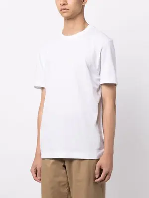 BOSS Cotton-jersey T-shirt With Logo Detail - White