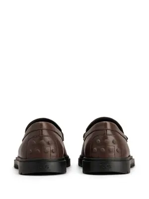 TOD'S Logo-debossed Leather Loafers