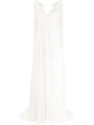 Jenny Packham Alma Pleated Sequin Gown