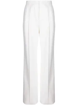 Saint Laurent Silk Wide-leg Trousers