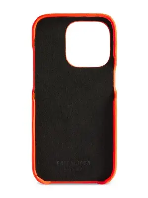 Balenciaga Cash Iphone 14 Pro Case - Orange | Editorialist