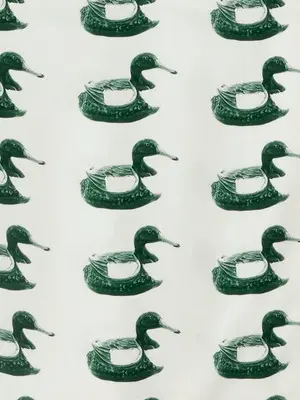 Burberry Duck-print Buckle-fastening Kilt