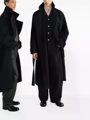 LEMAIRE Belted Double-breasted Coat