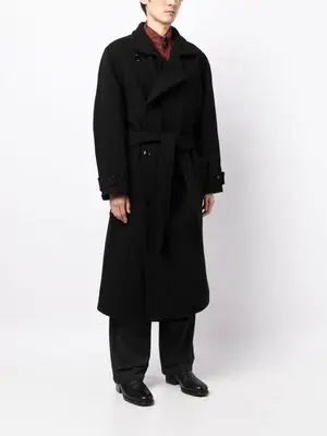 LEMAIRE Belted Double-breasted Coat