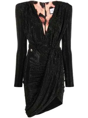 Philipp Plein Crystal-embellished Minidress - Black
