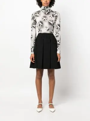 Viktor & Rolf Bow-print Roll-neck Top
