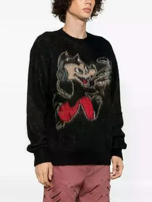 Amiri Record Wolf Knitted Jumper