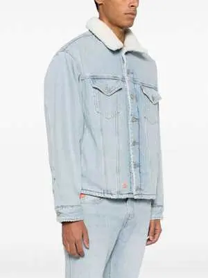 ERL X Levi's Sherpa Trucker Denim Jacket