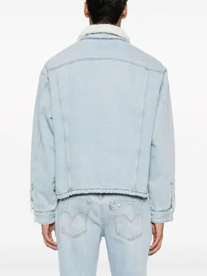 ERL X Levi's Sherpa Trucker Denim Jacket